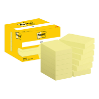 51 x 76 mm Standaard gele notes Post-its, notes Kantoorartikelen ...