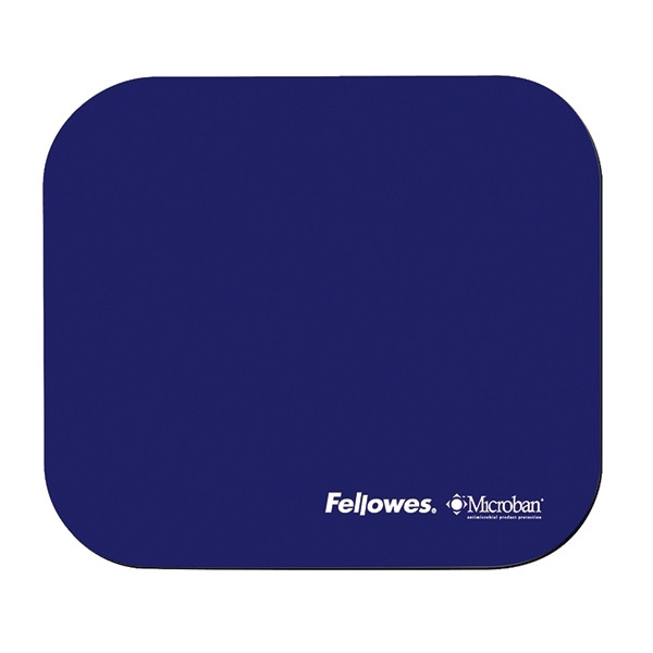 Fellowes Microban muismat marineblauw Fellowes 123inkt.nl