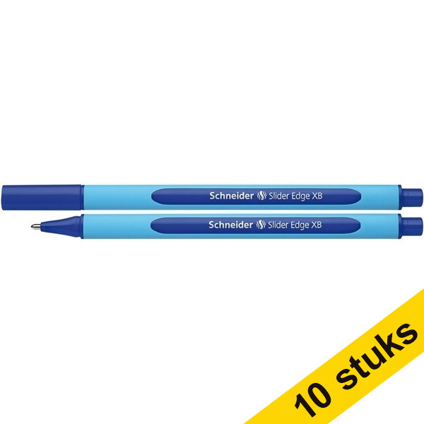 Aanbieding: 10x Schneider balpen Slider Edge XB blauw 123inkt.nl