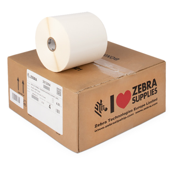 Zebra PolyPro 3000T Gloss label (3012964) 102 x 152 mm (4 rollen) Zebra ...